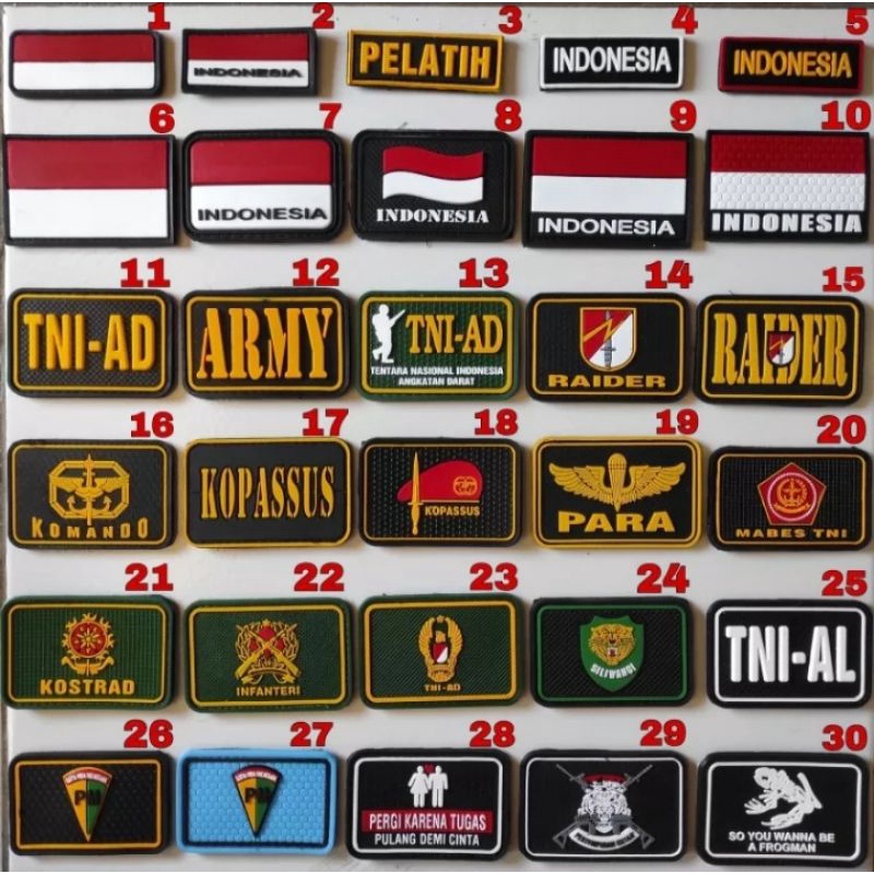 Jual patch RUBBER LOGO raider/TNI ad/kopassus/raider | Shopee Indonesia Jual patch RUBBER LOGO raider/TNI ad/kopassus/raider | Shopee Indonesia