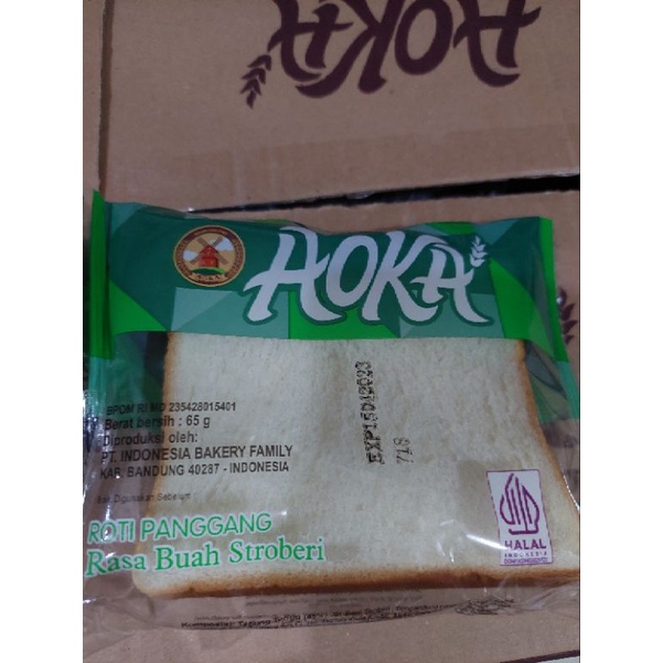 Jual Roti Panggang AOKA GROSIR 1 DUS KARTON ISI 60 PCS | Shopee Indonesia