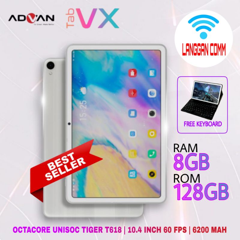 Jual Tablet Advan Tab VX 8GB Advan VX Tablet VX Unisoc Tiger T618 ...