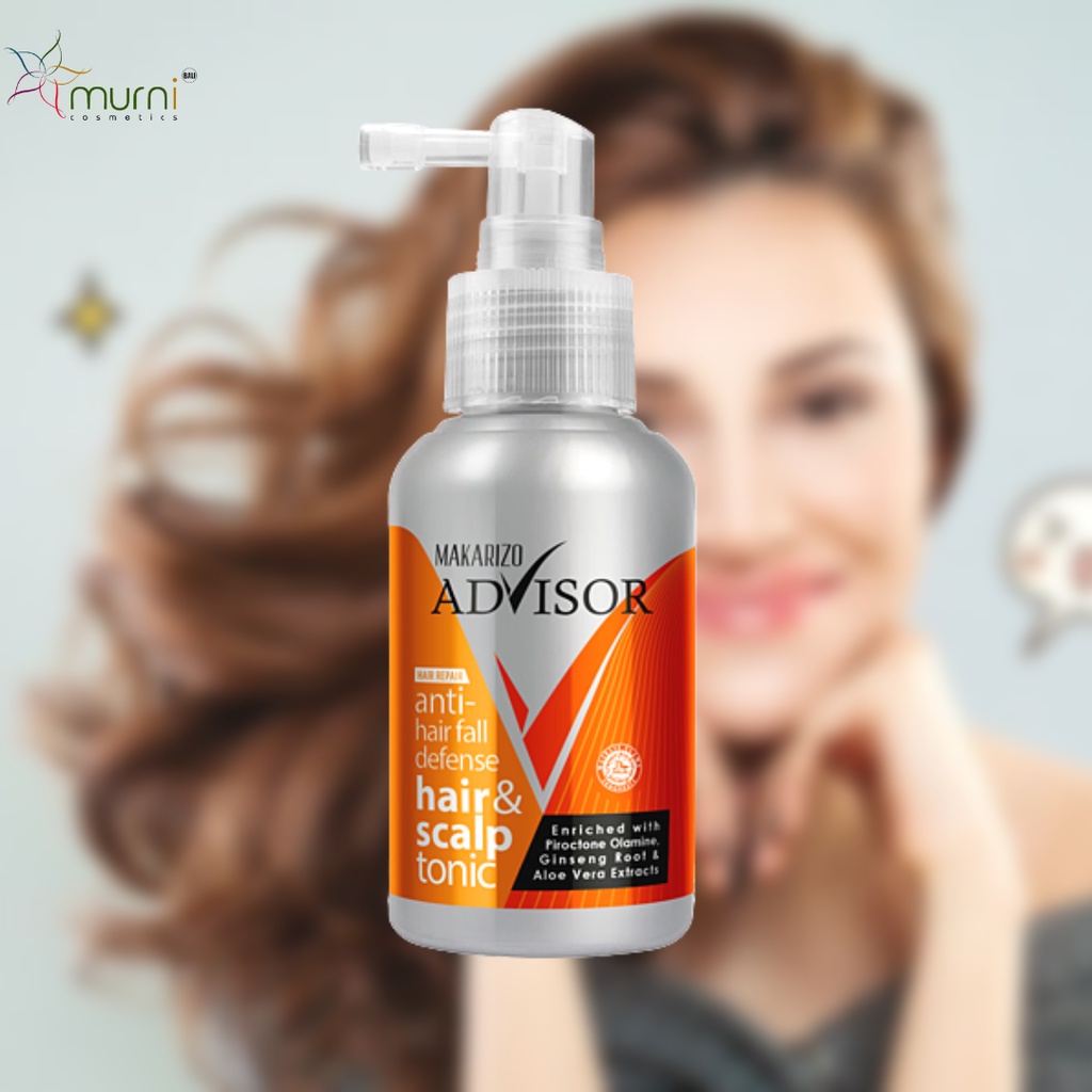Jual MAKARIZO ADVISOR ANTI HAIR FALL DEFENSE HAIR & SCALP TONIC 65ML ...