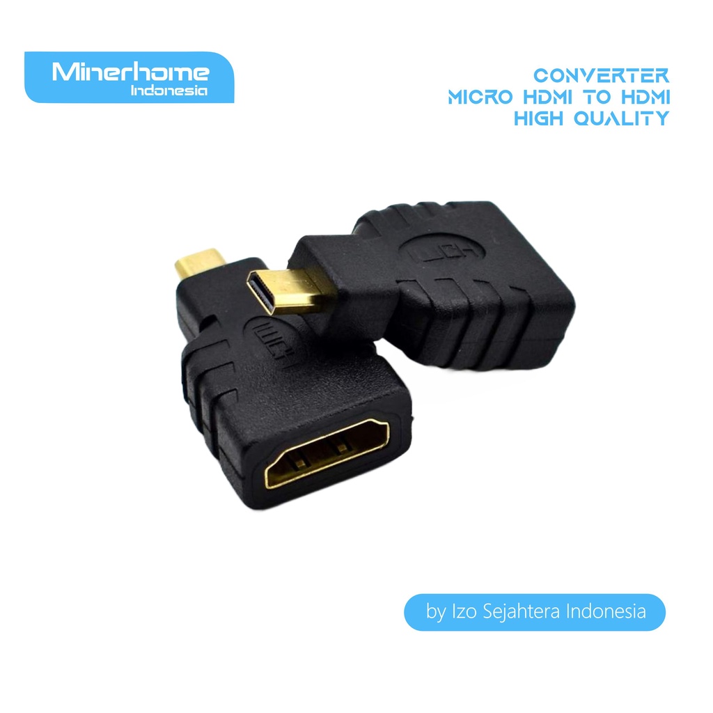 Jual Converter Adapter Micro HDMI to HDMI | Shopee Indonesia