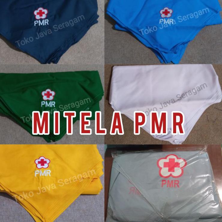 Jual Ready Stok Mitela Segitiga PMR Bordir Bahan Katun Tetoron Mula ...