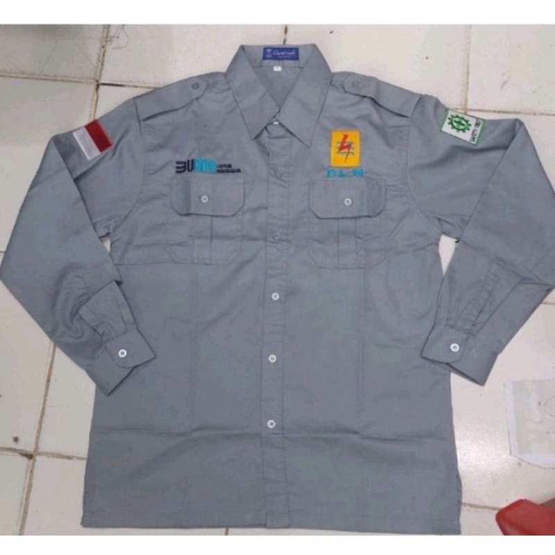Jual Kemeja bumn pln safety listrik pintar seragam bumn pln safety ...