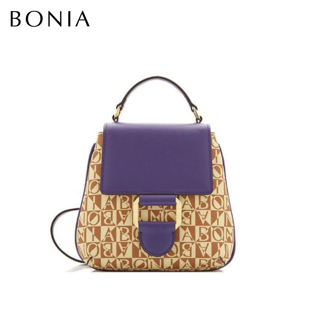 Jual Bonia - Damiano Capsule Backpack Dark Purple | Shopee Indonesia
