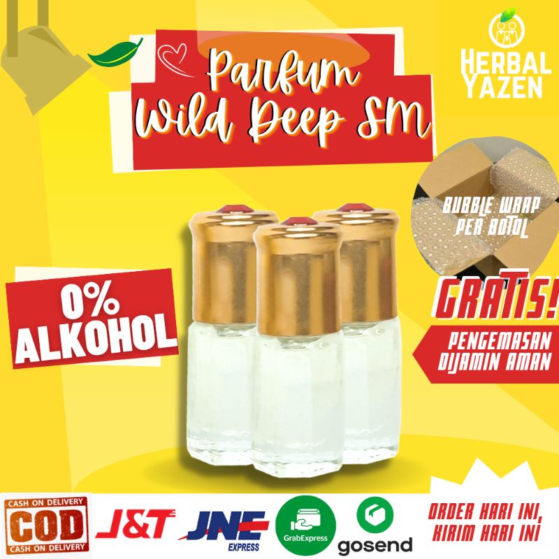 Jual Parfum Aroma WILD DEEP SM Original Non Alkohol 3ml 6ml 12ml Parfum ...