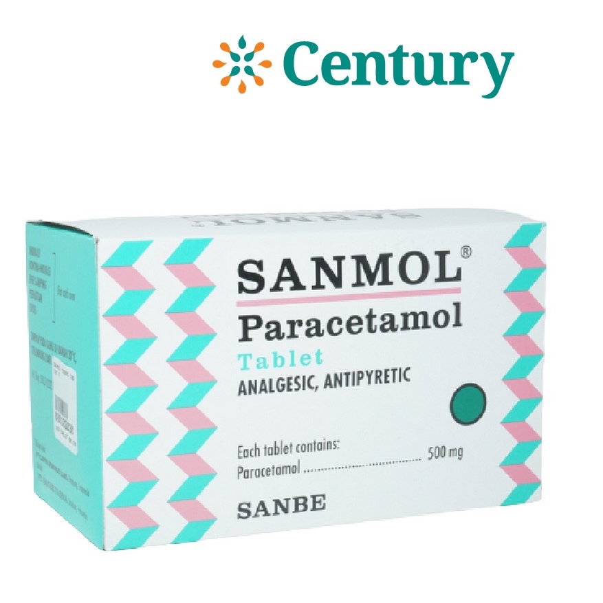 Jual SANMOL 1 STRIP 4 TABLET / PARACETAMOL 500MG / PANAS DEMAM | Shopee ...