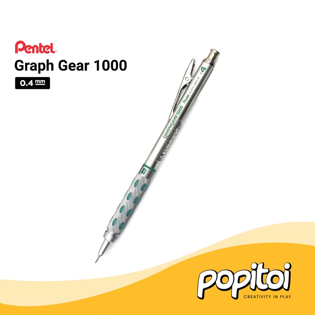 Jual Pentel Graph Gear 1000 Mechanical Pencil GraphGear Pensil Mekanik ...