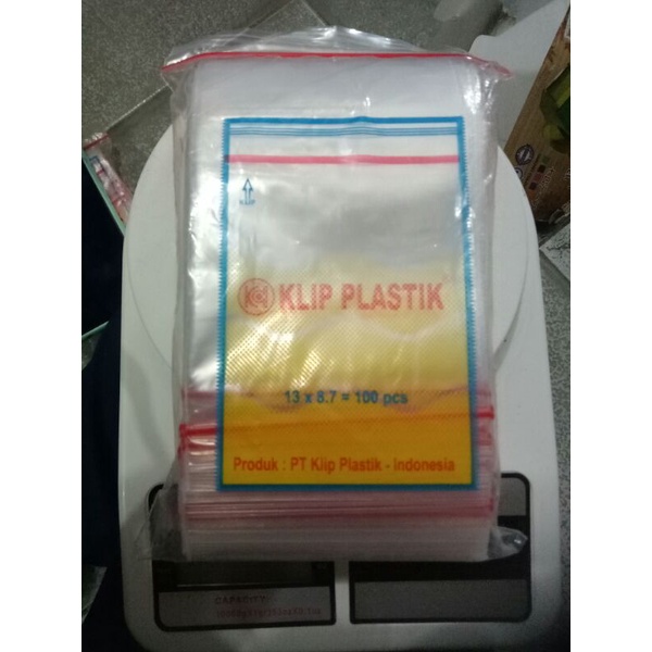Jual plastik klip ukuran 13x8.7 (1 bks isi 100 pcs ) | Shopee Indonesia