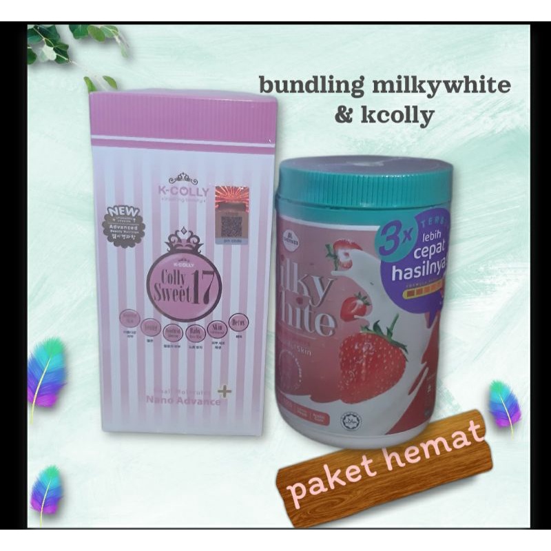 Jual paket hemat milky white dan k colly advan | Shopee Indonesia