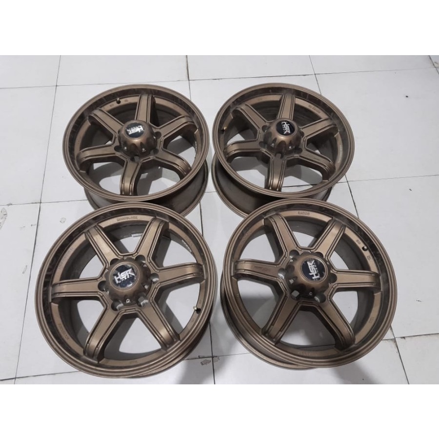 Jual Velg Bekas Mobil HSR MINAS R18 pcd 6X139,7 BRONZE untuk Pajero ...