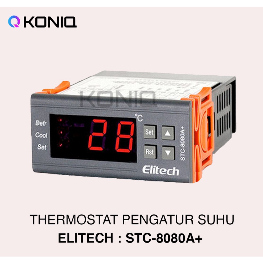 Jual ELITECH STC-8080A+ THERMOSTAT PENGATUR SUHU / TEMPERATURE CONTROL | Shopee Indonesia