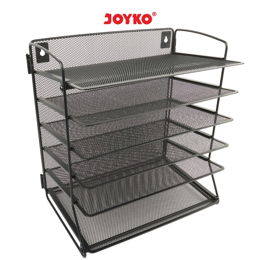 Jual Document Letter Paper Tray Rak Besi 6 Tier Tingkat Susun Joyko DT ...