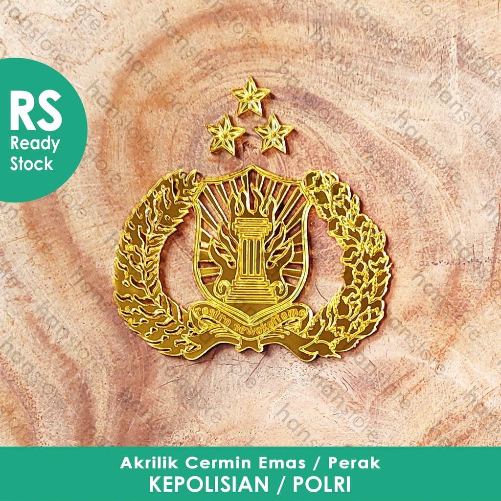 Jual RS 6 / 7 / 8 / 10 / 12 / 13,5 / 15 cm Logo KEPOLISIAN / POLRI ...