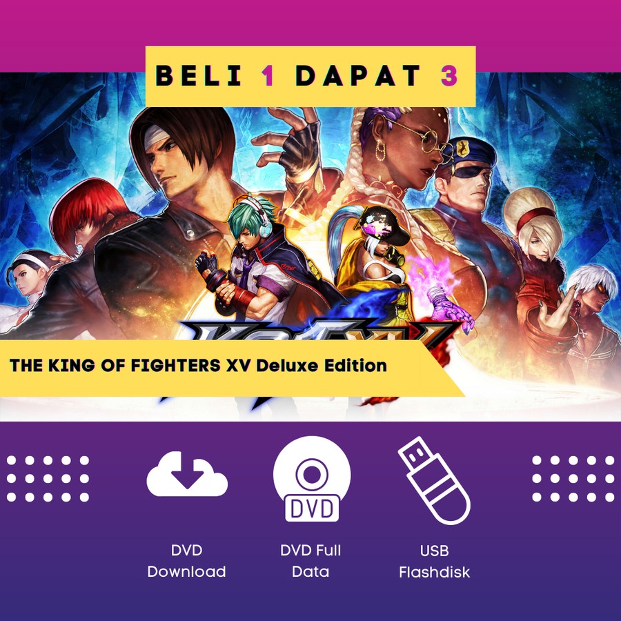 Jual THE KING OF FIGHTERS XV Deluxe Edition | GAME PC ORIGINAL | Shopee Indonesia