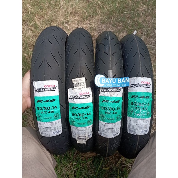 Jual Ban Corsa R46 Ring 14 80/80 90/80 Ban Donat Tubeless matic | Shopee Indonesia
