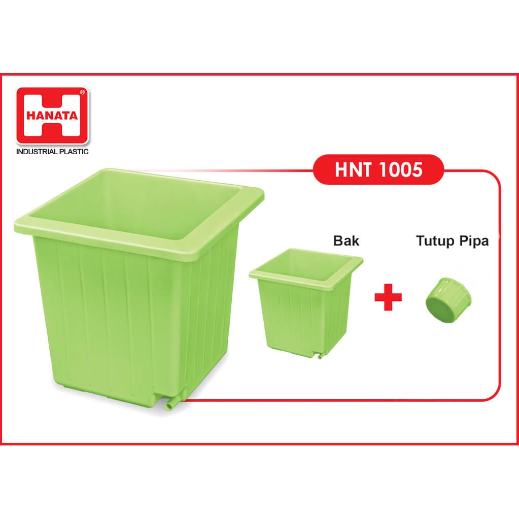 Jual Bak Mandi Air Plastik Kotak Hanata 1005 P 120 Ltr | Shopee Indonesia