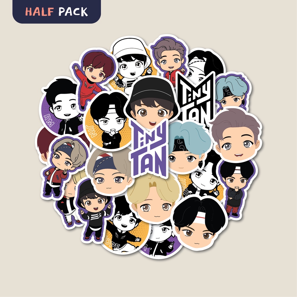 Jual STICKER PACK TINNY TAN BTS | STICKER TUMBLER | STIKER LAPTOP KOPER ...