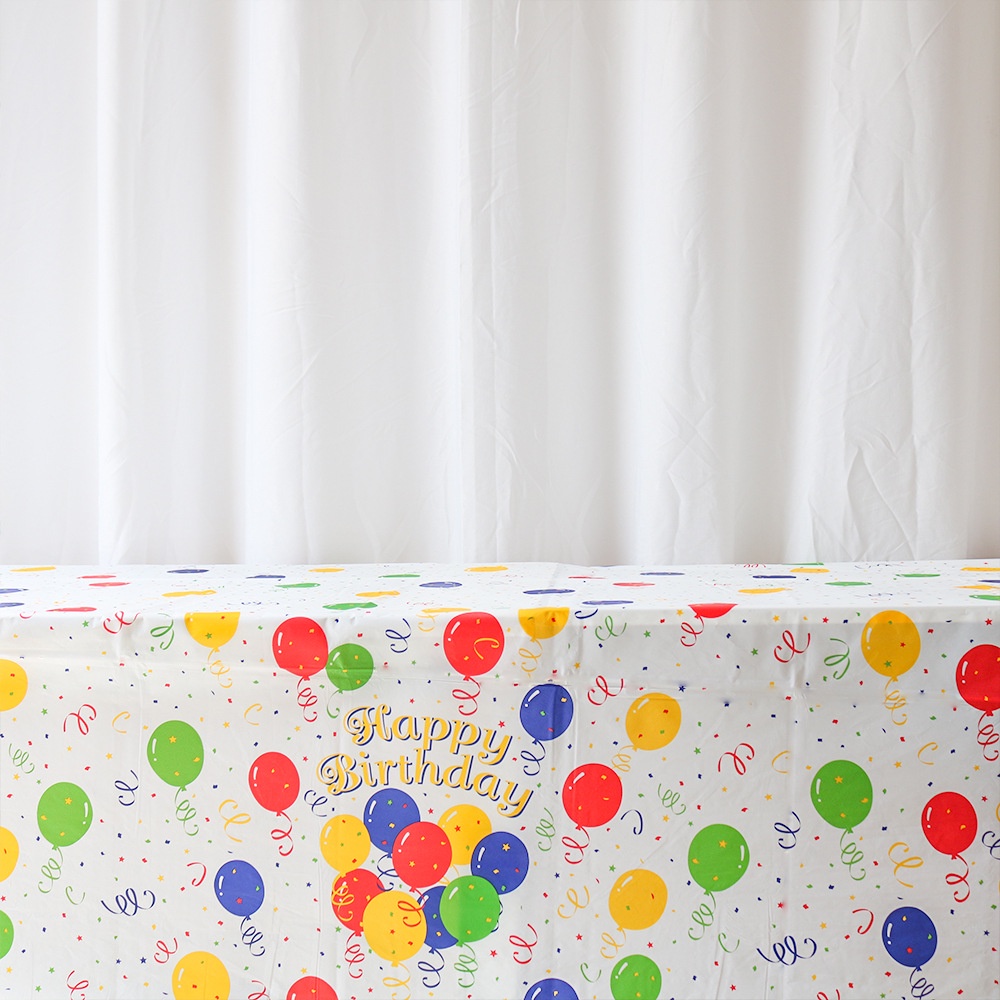 Jual Taplak Meja Happy Birthday/HBD/Ulangtahun/Bday, Alas Meja, Taplak ...