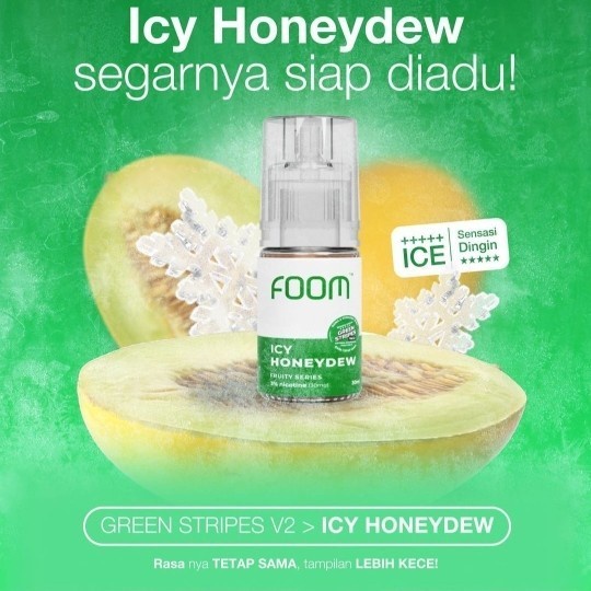 Jual Foom Fruity Series Icy Watermelon Icy Honeydew Icy Berry Icy