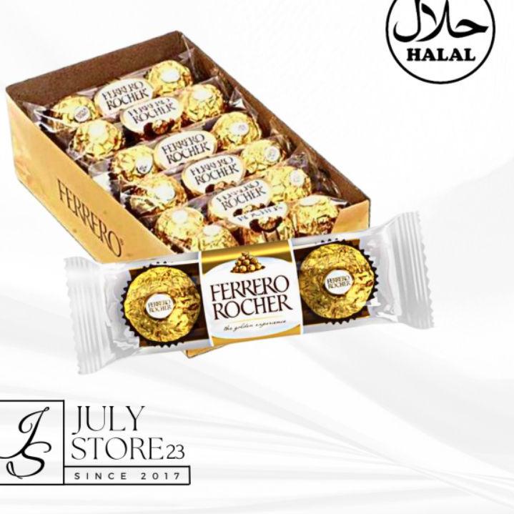 Jual WYA279 Ferrero Rocher Chocolate T-3 coklat isi 3 || | Shopee Indonesia