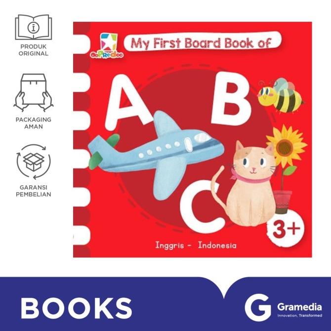 Jual OPREDO MY FIRST BOARD BOOK OF ABC gram33 dijamin | Shopee Indonesia