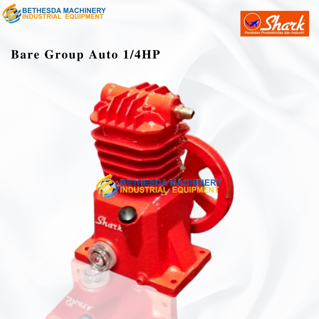 Jual Bare Compressor Shark 1/4 HP 1/2 HP - Kepala Kompresor Auto 8 Bar ...