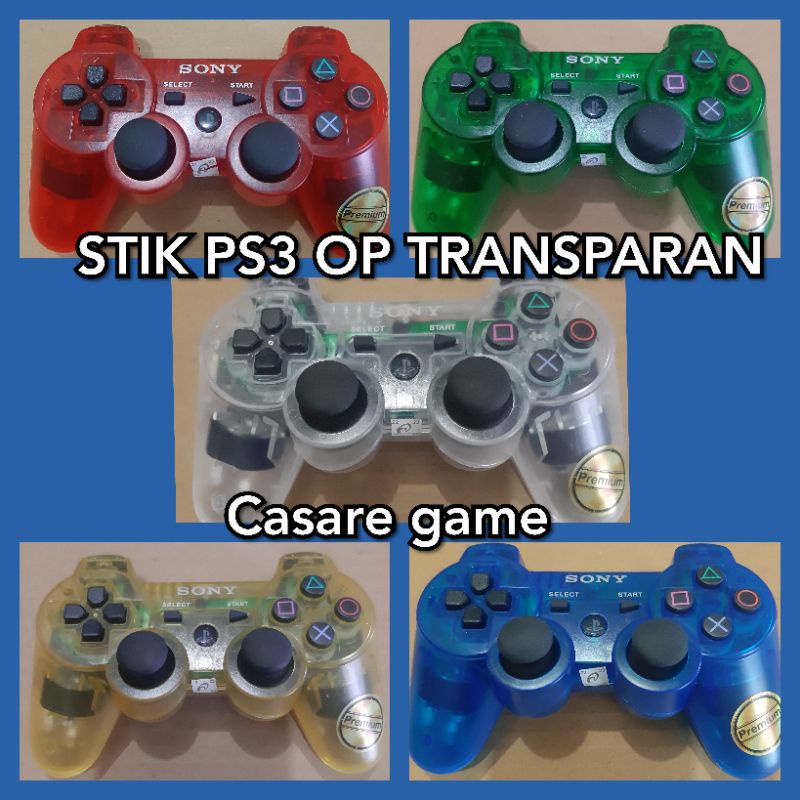 Jual Stik PS3 OP Stick Transparan Wirreless | Shopee Indonesia