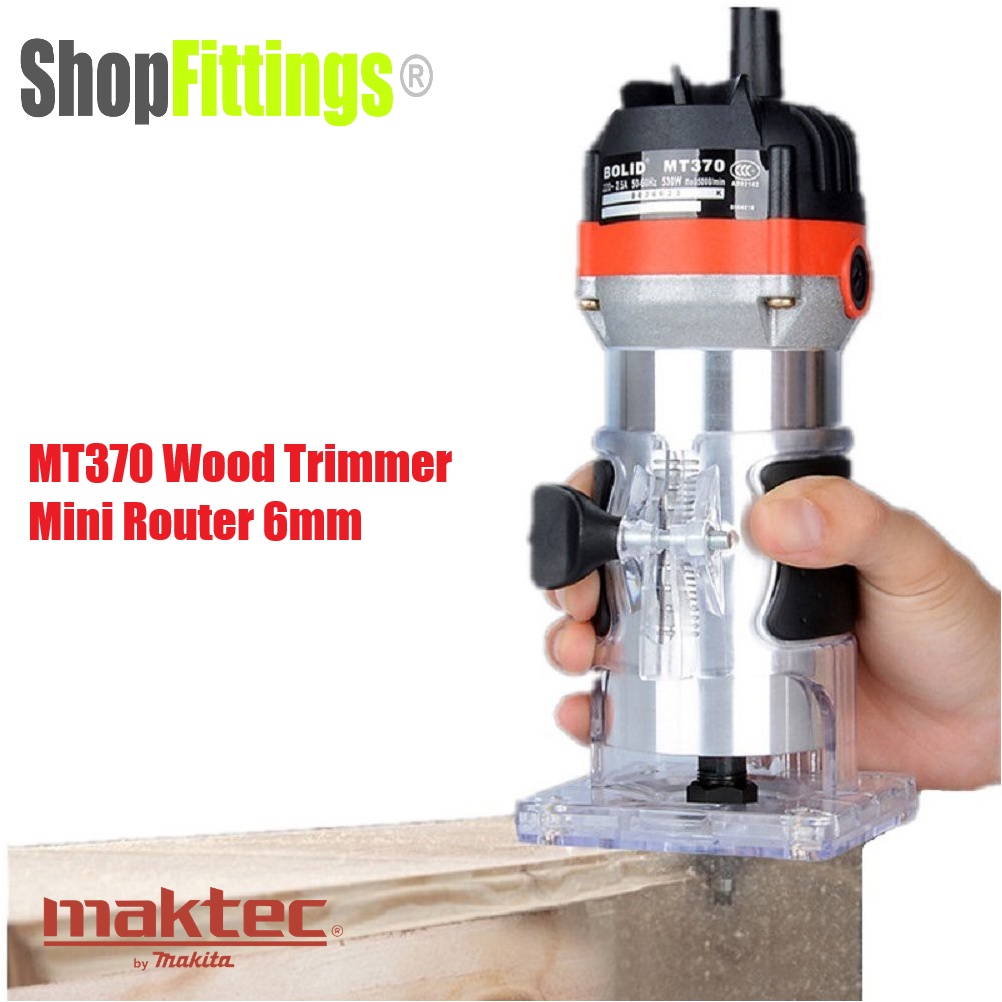 Jual Maktec MT370 Mesin Profil Kayu HPL Trimmer Mini Router or Makita ...