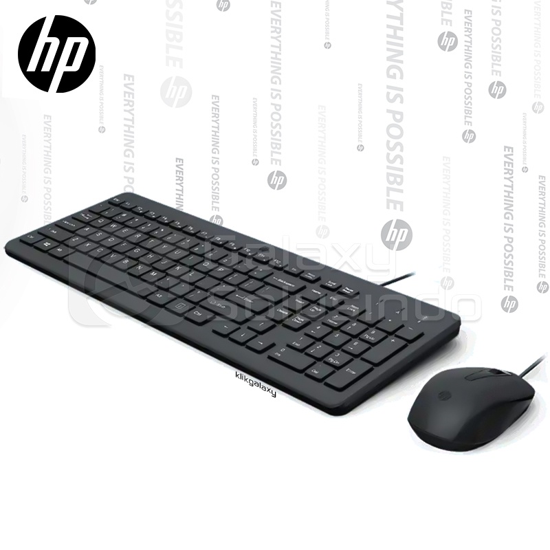 Jual HP 150 Wired Mouse and Keyboard Combo | Shopee Indonesia