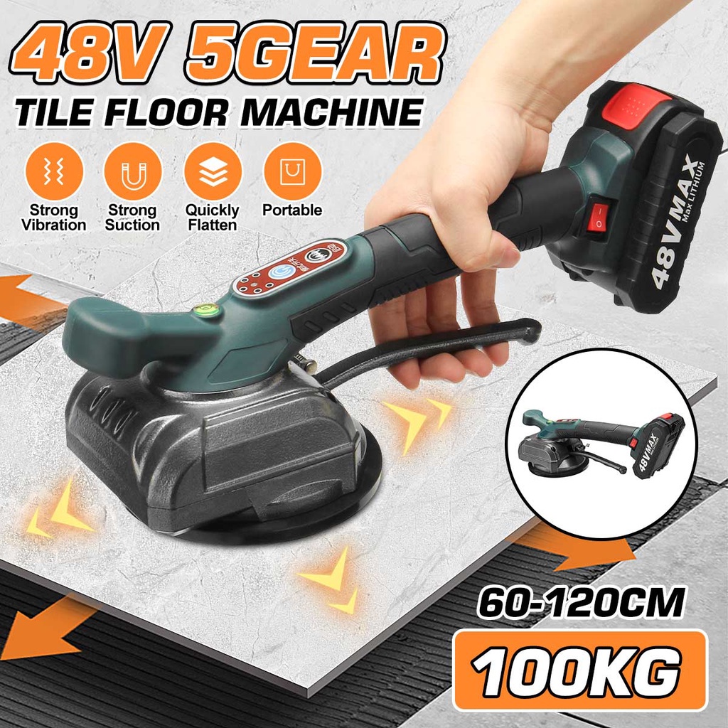 Jual 48V Cordless Tile Tiling Machine Vibration Suction Cocok Untuk ...
