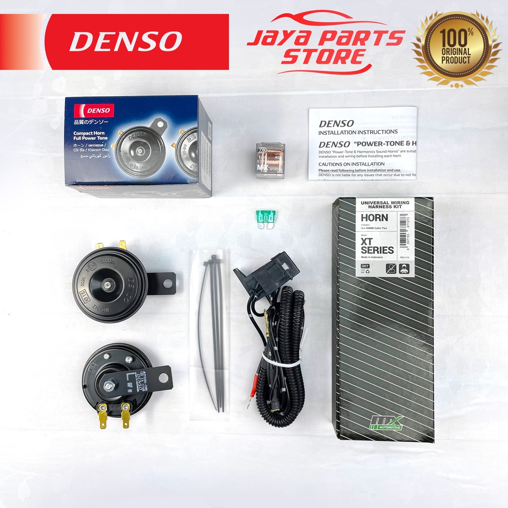 Jual KLAKSON DENSO Compact - TAHAN AIR ORIGINAL - Untuk MOBIL & MOTOR | Shopee Indonesia