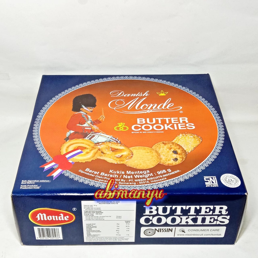 Jual DANISH MONDE BUTTER COOKIES KALENG | Shopee Indonesia