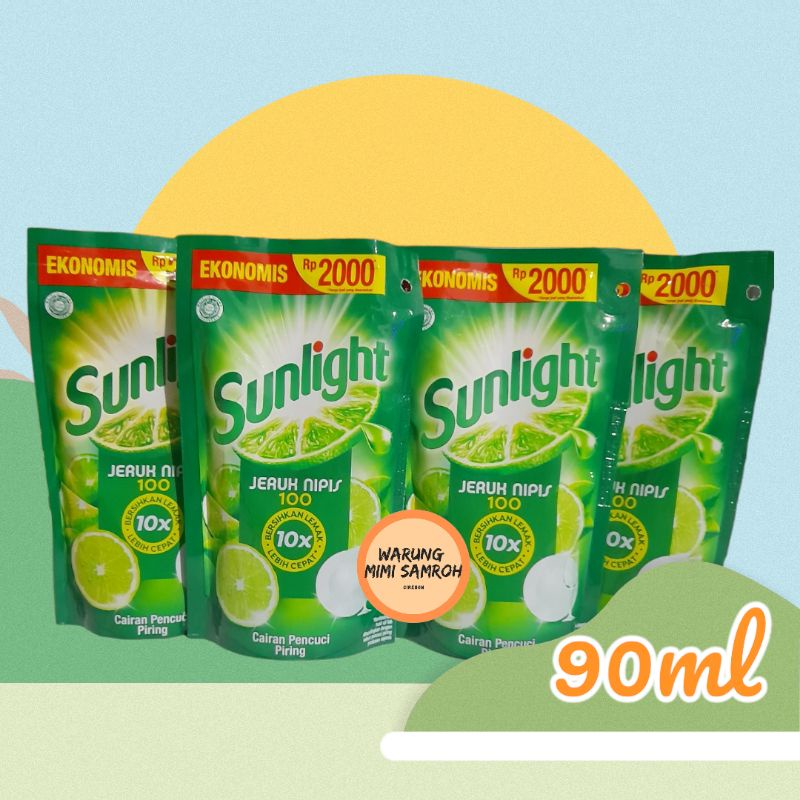 Jual SUNLIGHT EKONOMIS 2000 JERUK NIPIS 90ml | Shopee Indonesia