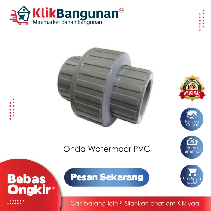 Jual WATER MUR ONDA / WATER MOOR PVC 1" ONDA PVC | Shopee Indonesia