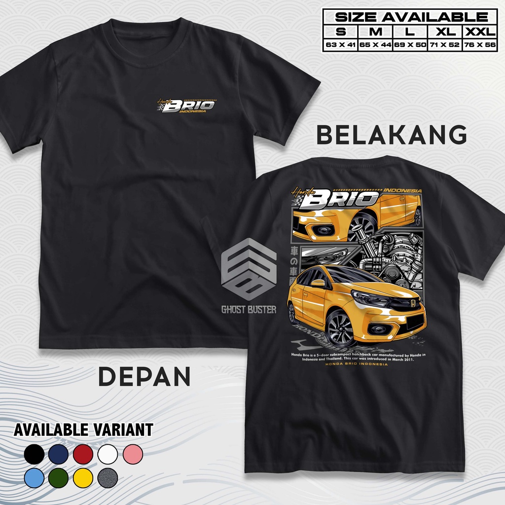 Jual Kaos Honda Brio Indonesia Machine Baju Distro Mobil Hatchback Tshit Otomotif GBA3222 ...