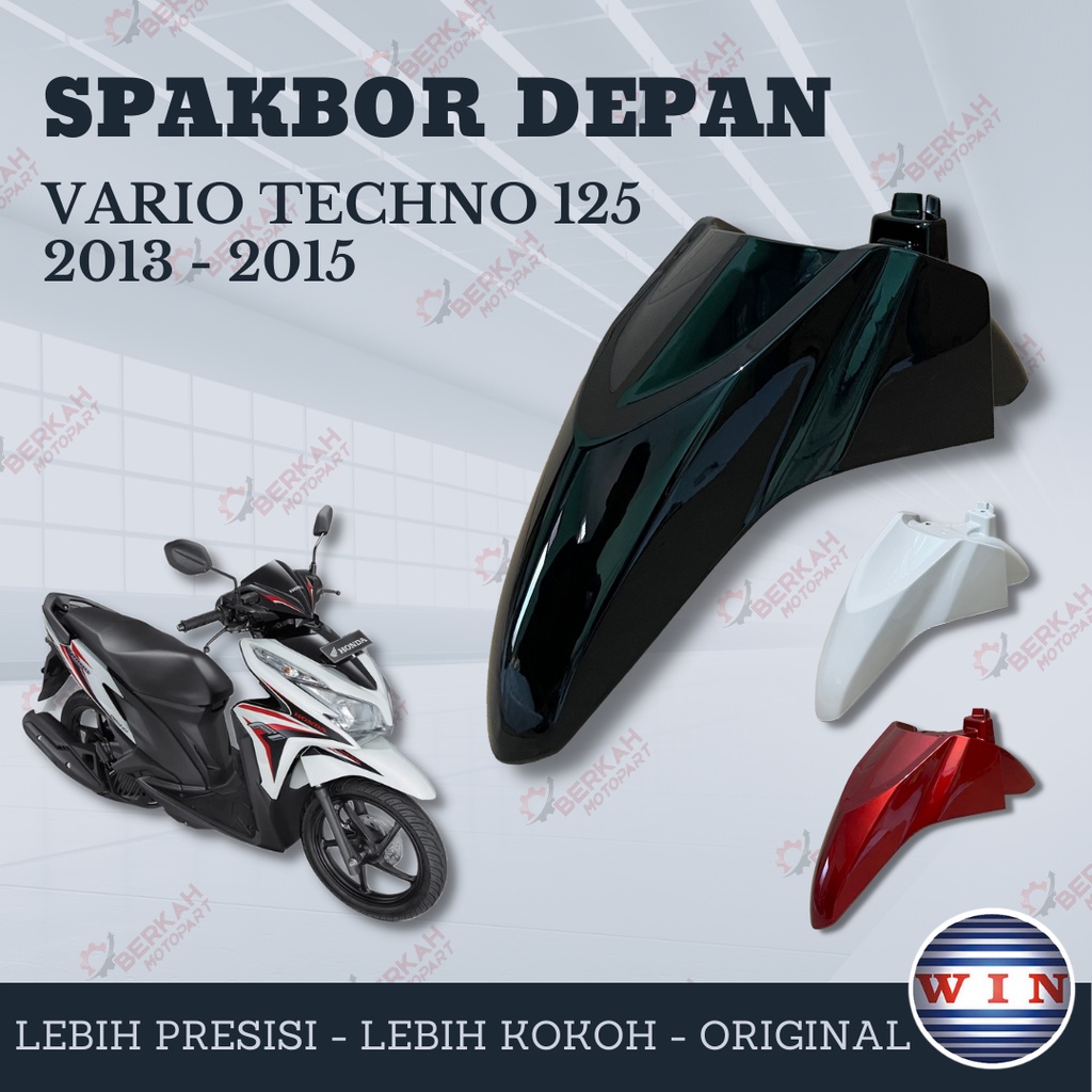 Jual WIN - Spakbor Depan Vario Techno 125 Kzr 2012 2013 2014 Putih ...
