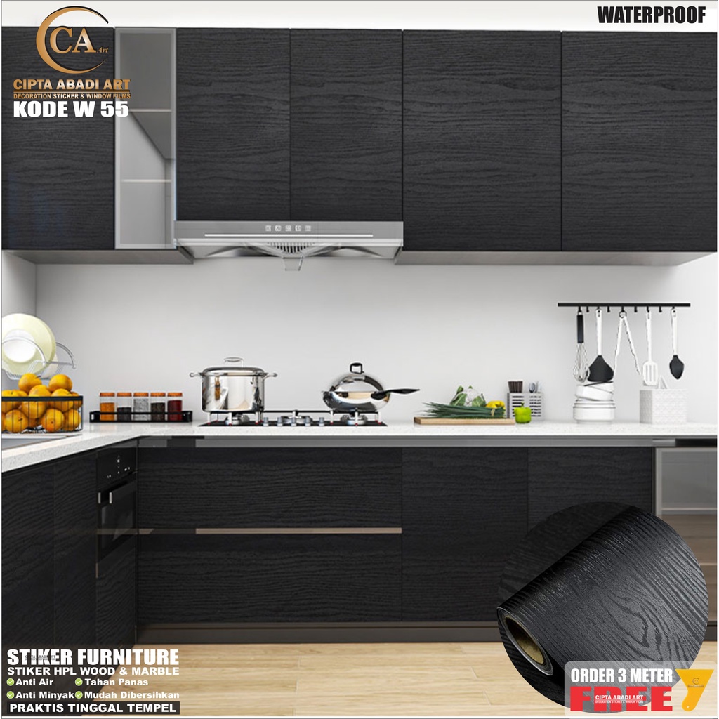 Jual Stiker Meja Lemari Kitchen Set Kaca Keramik Anti Air dan Minyak ...
