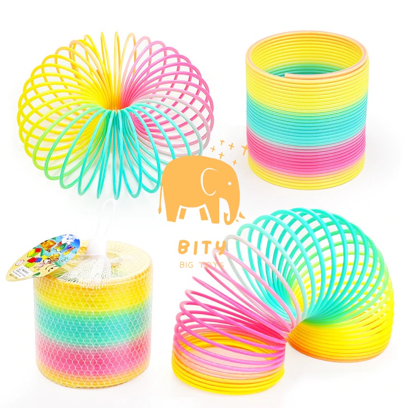 Jual Mainan per Pegas Pelangi / Mainan Rainbow Spring | Shopee Indonesia