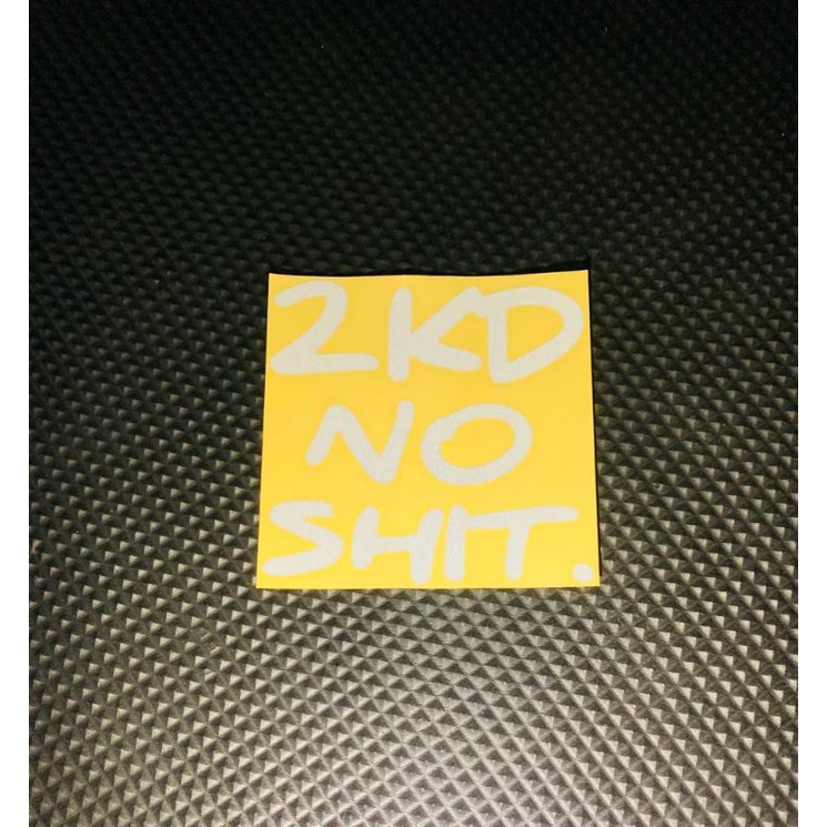 Jual Sticker Mobil 2KD Noshit | Shopee Indonesia