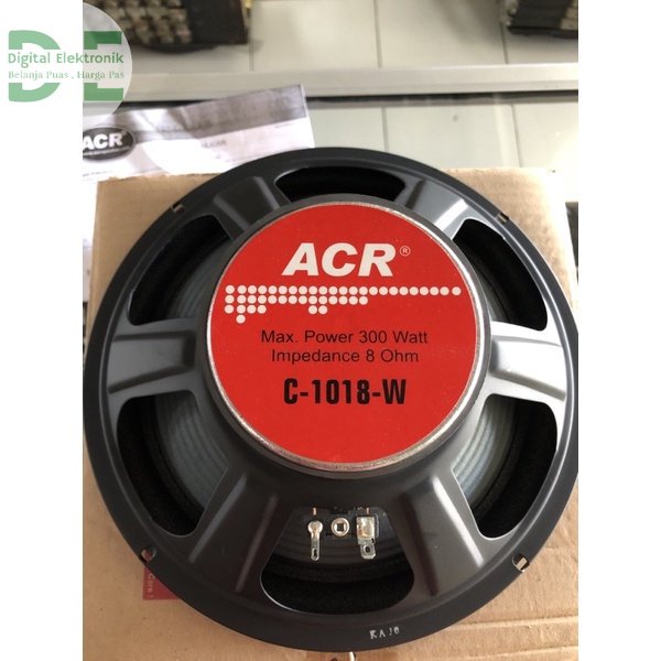 Jual SPEAKER ACR C-1018-W / SPEAKER ACR 10" Woofer | Shopee Indonesia