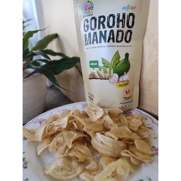 Jual KERIPIK PISANG GOROHO/GOROHO MANADO/KHAS MANADO/100g/OLE OLE ...