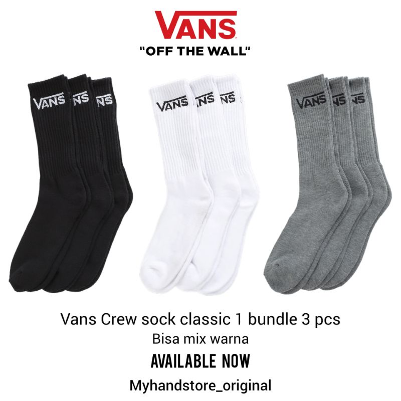 Jual KAOS KAKI CREW CLASSIC 1 BUNDLE BISA MIX WARNA ORIGINAL 100% ...