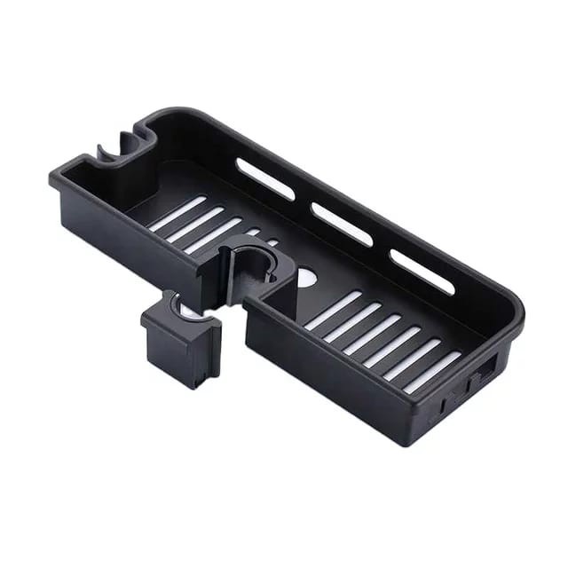 Jual rak tiang shower plastik hitam kamar mandi R7H black | Shopee ...