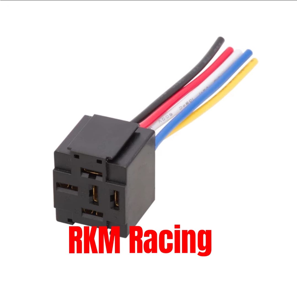 Jual Socket soket 4 kaki kabel tembaga serabut fitting relay 4 pin ...
