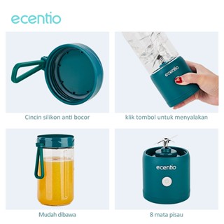 Jual ecentio Kaca blender juicer mini jus 380 ml+380 ml Usb jus 8 mata pisau/380ml 6 mata pisau ...