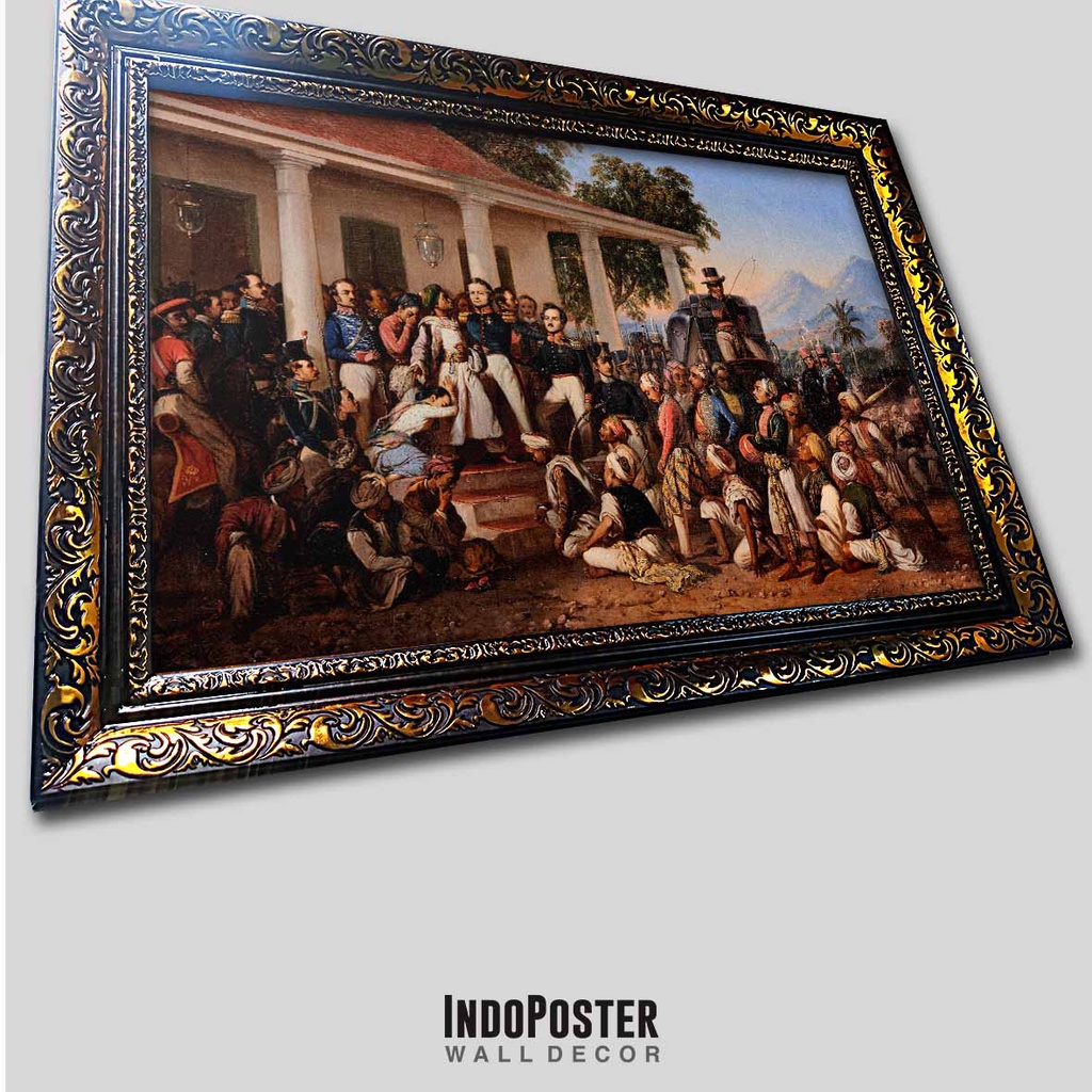 Jual Poster Lukisan Terkenal Klasik The Arrest of Pangeran Diponegoro ...