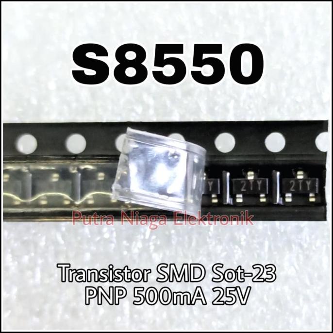 Jual Transistor SMD S8550 PNP SOT-23 ( marking : 2TY ) SS8550 TR 8550 smd putr4n14 Berkualitas ...