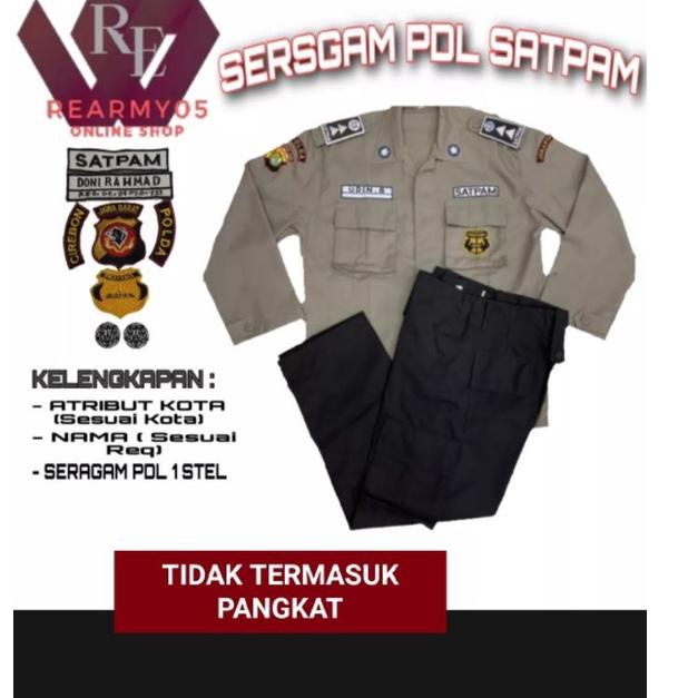 Jual Seragam Security/Satpam PDL Baru/Seragam Dinas/seragam PDL /Baju Lapangan/Kemeja Baju kerja ...