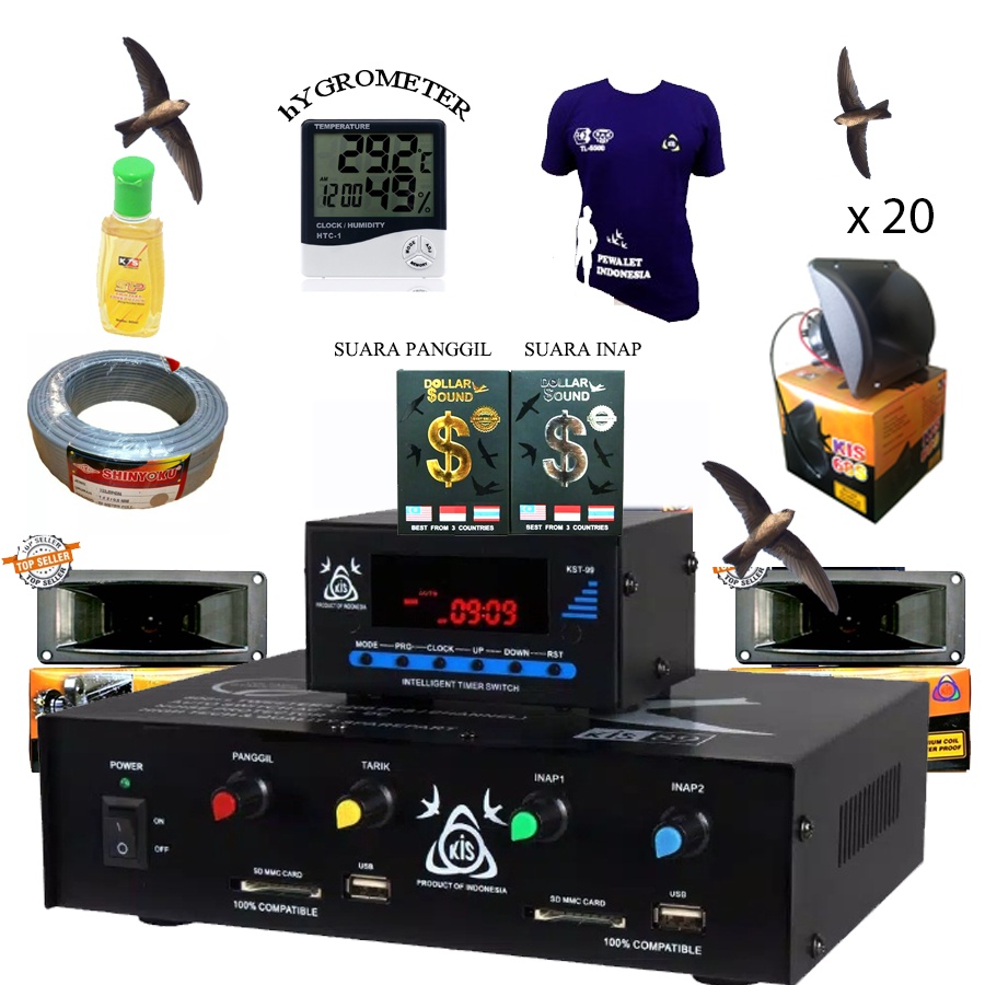 Jual Paket audio system rumah walet lengkap murah dan hemat tinggal ...