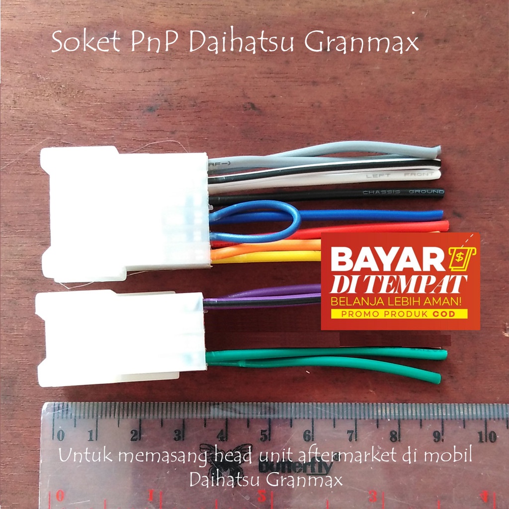 Jual Soket Audio PNP Untuk Pasang Head Unit Aftermarket di Daihatsu ...